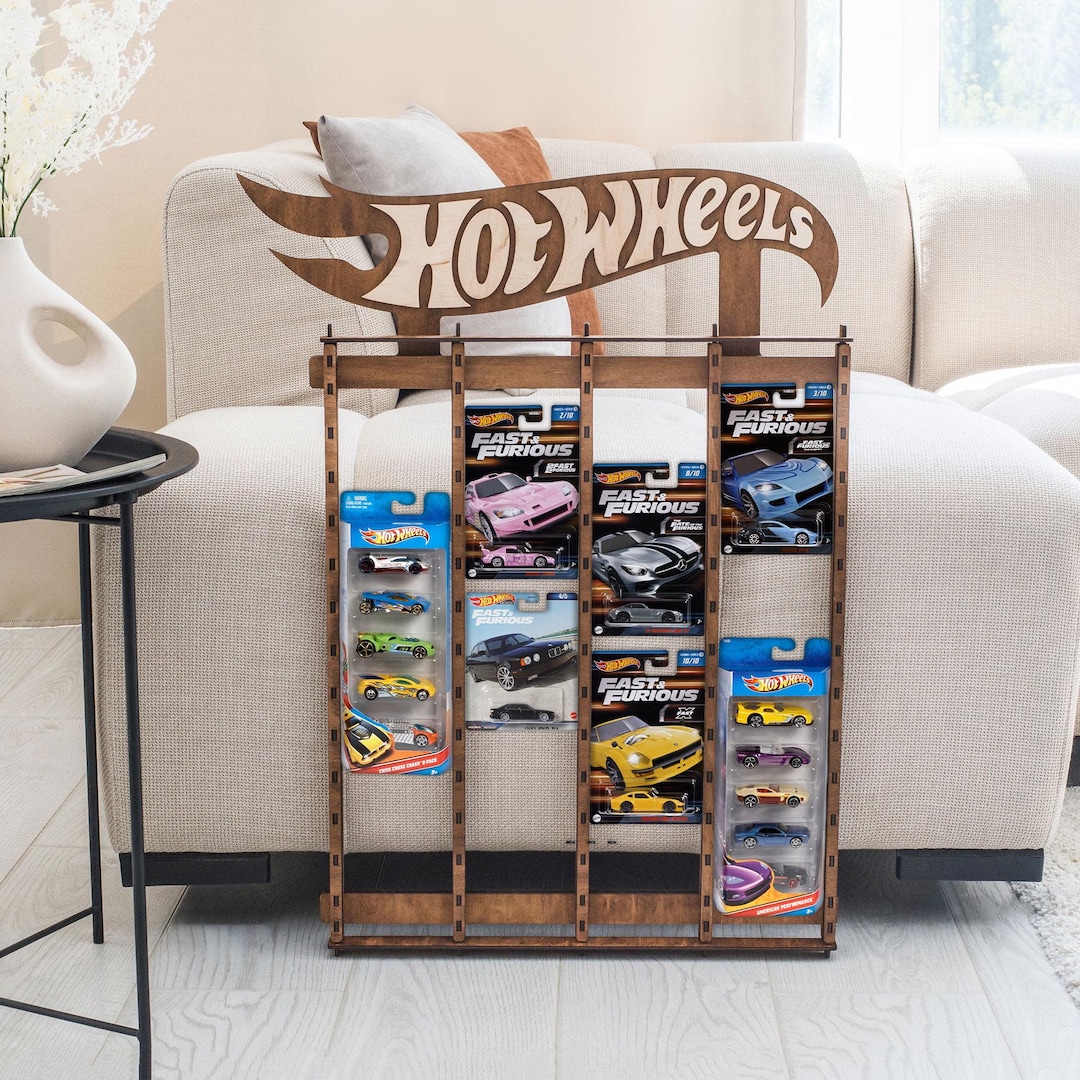 Toy Car Storage Wall Mount, Toy Car Rack, Toy Car Organizer, Matchbox ...