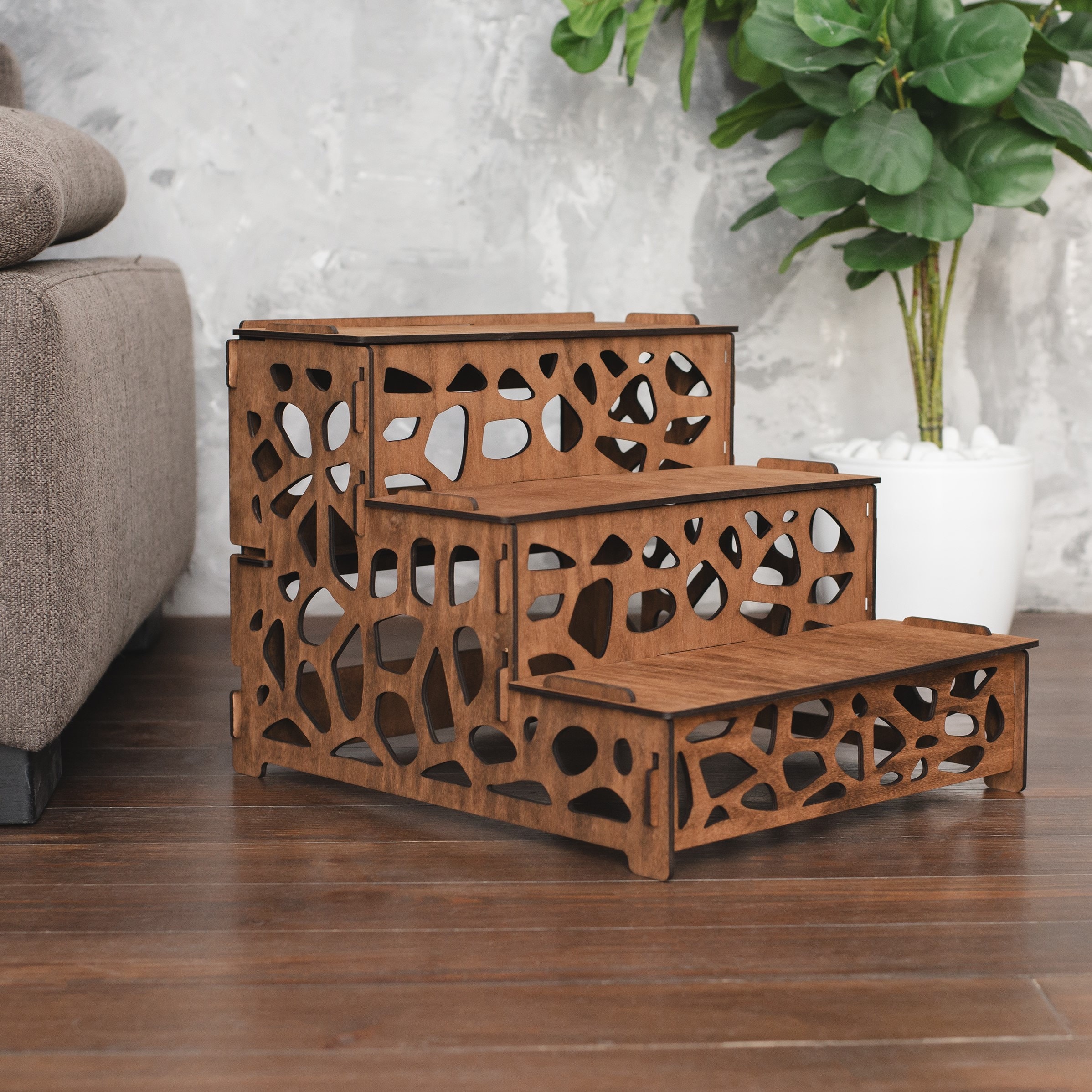 Dog Steps for High Bed, Dog Stairs for Tall Bed, Pet Stairs for Bed ...