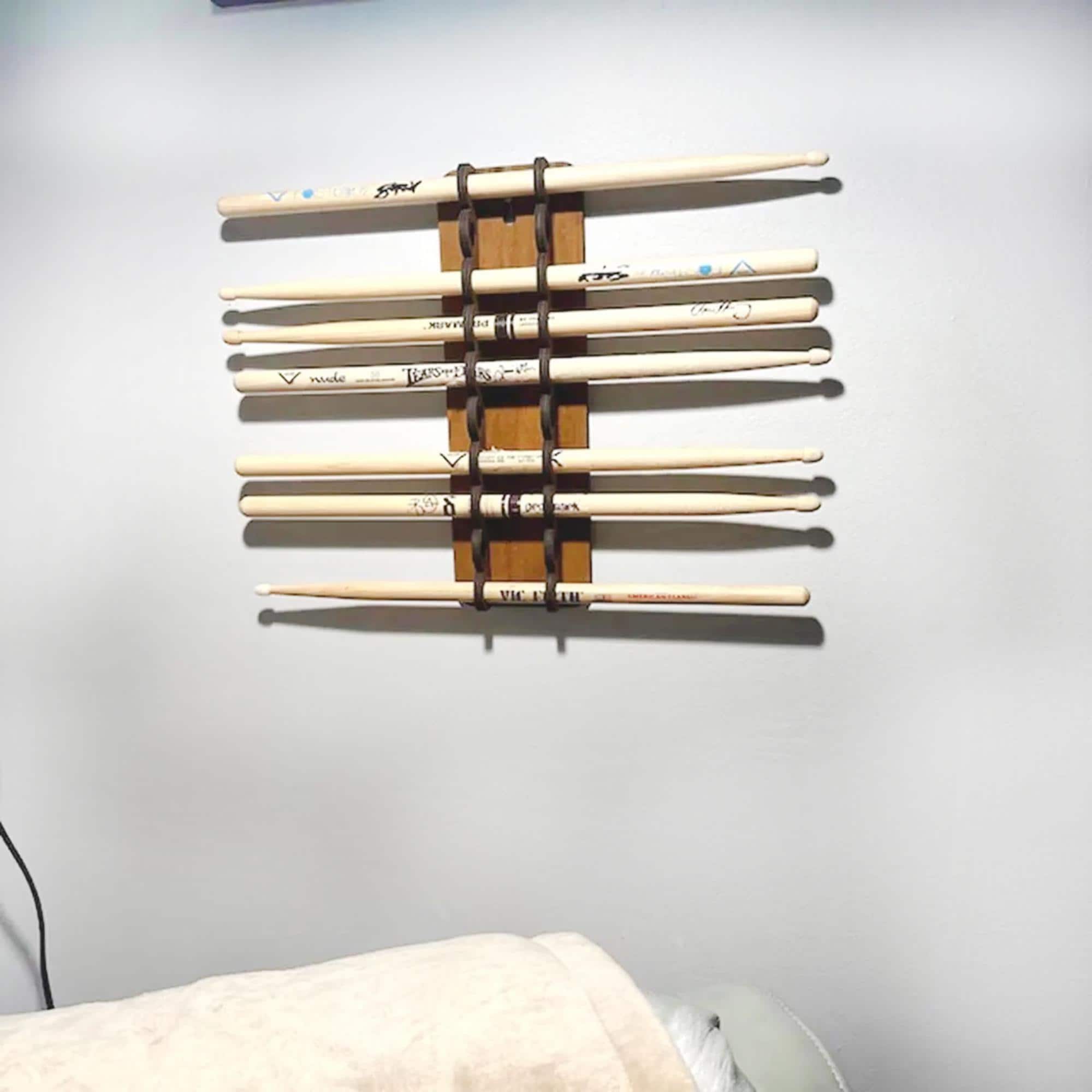 Wooden Drumstick Display Rack,drumstick Holder Wall Mount,drumstick ...