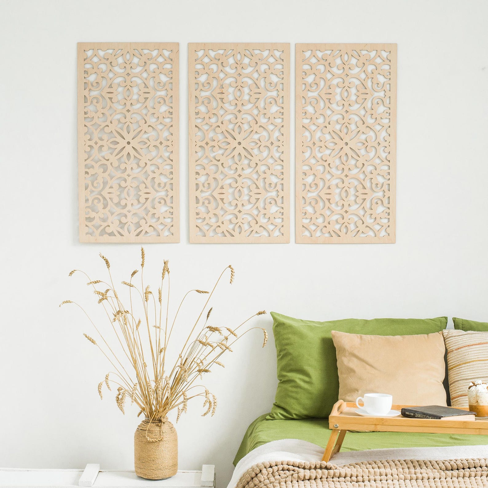 Moroccan Wall Panels, Arabesque Panels, Decorative Wood Panel,lattice ...