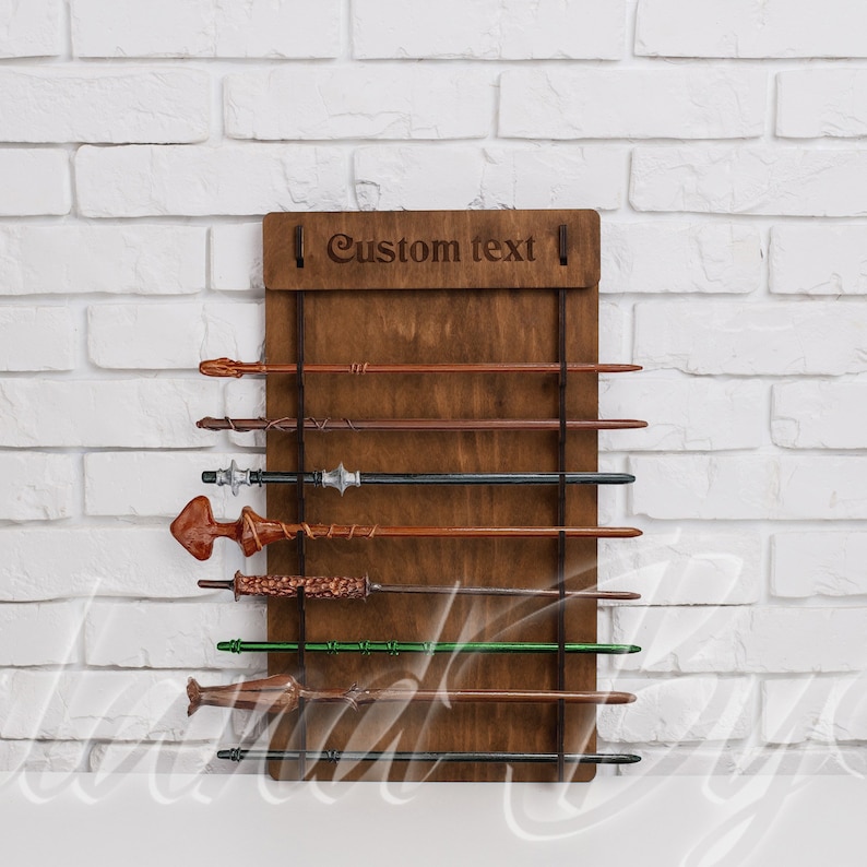 Wand Custom Display Stand, Wand Holder Wall Mount, Magic Wand Holder ...