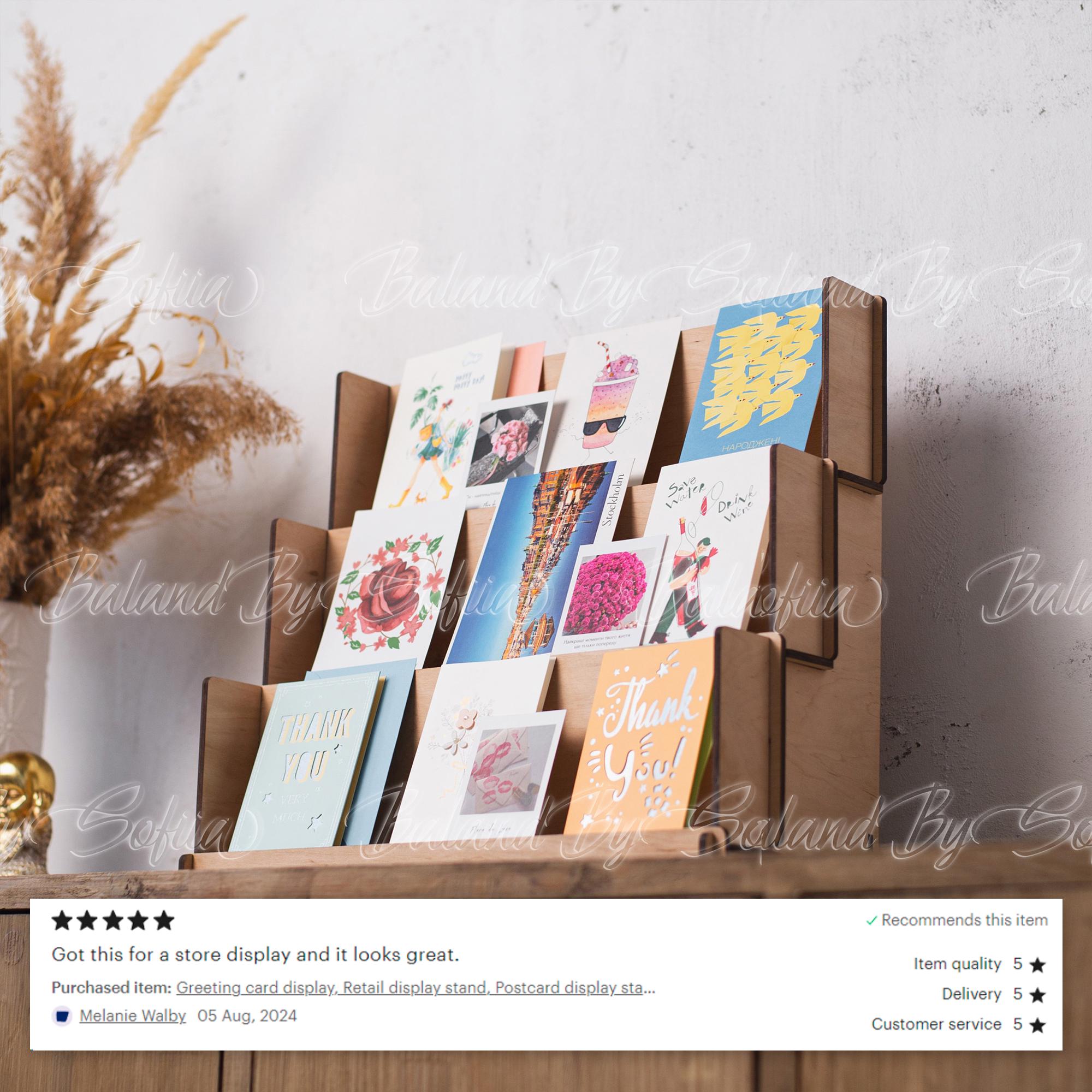 Greeting Card Display, Retail Display Stand, Postcard Display Stand ...