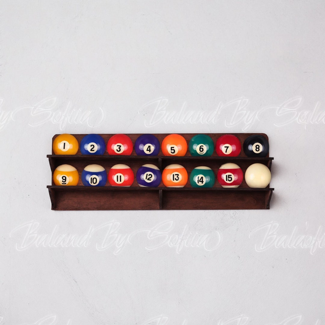 Pool Ball Display, Pool Ball Holder, Billiard Balls Rack, Billiard ...