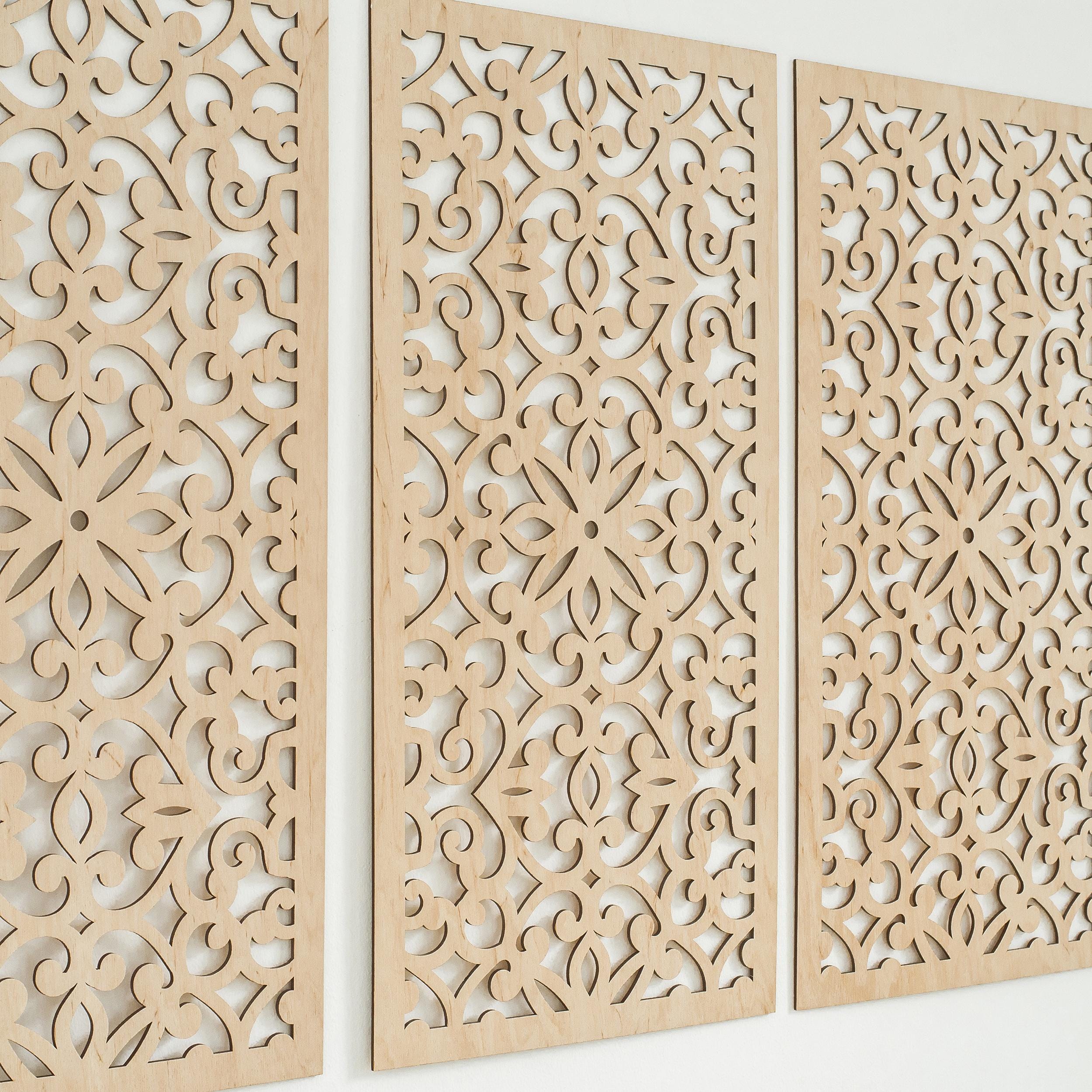 Moroccan Wall Panels, Arabesque Panels, Decorative Wood Panel,lattice ...