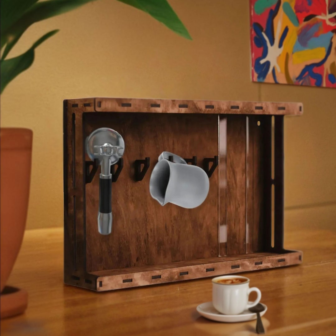 Barista Rack, Portafilter Holder, Portafilter Stand, Coffee Station ...