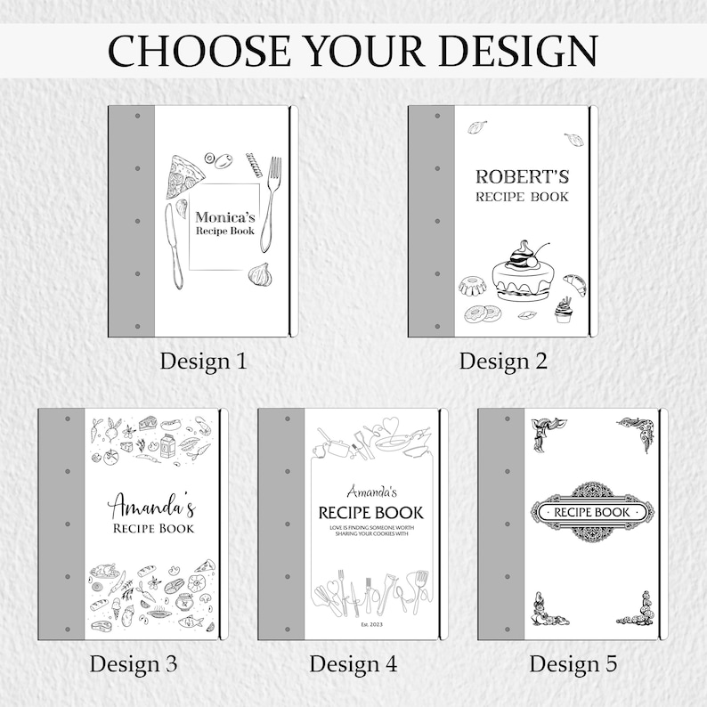 Personalized Recipe Book, Wooden Recipe Book, Wooden Recipe Binder ...