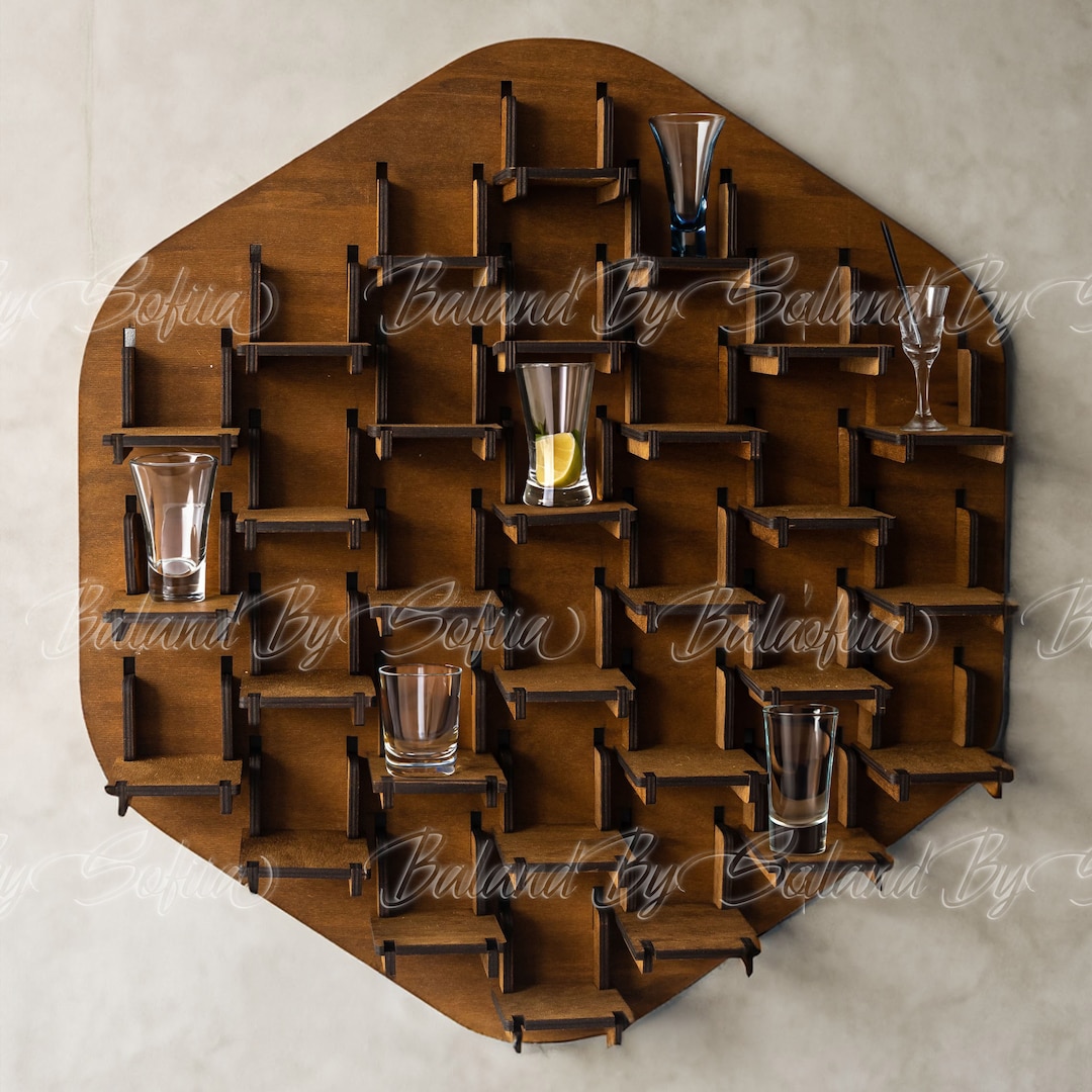 Shot Glass Display, Shot Glass Storage, Shot Glass Rack, Shot Glass ...