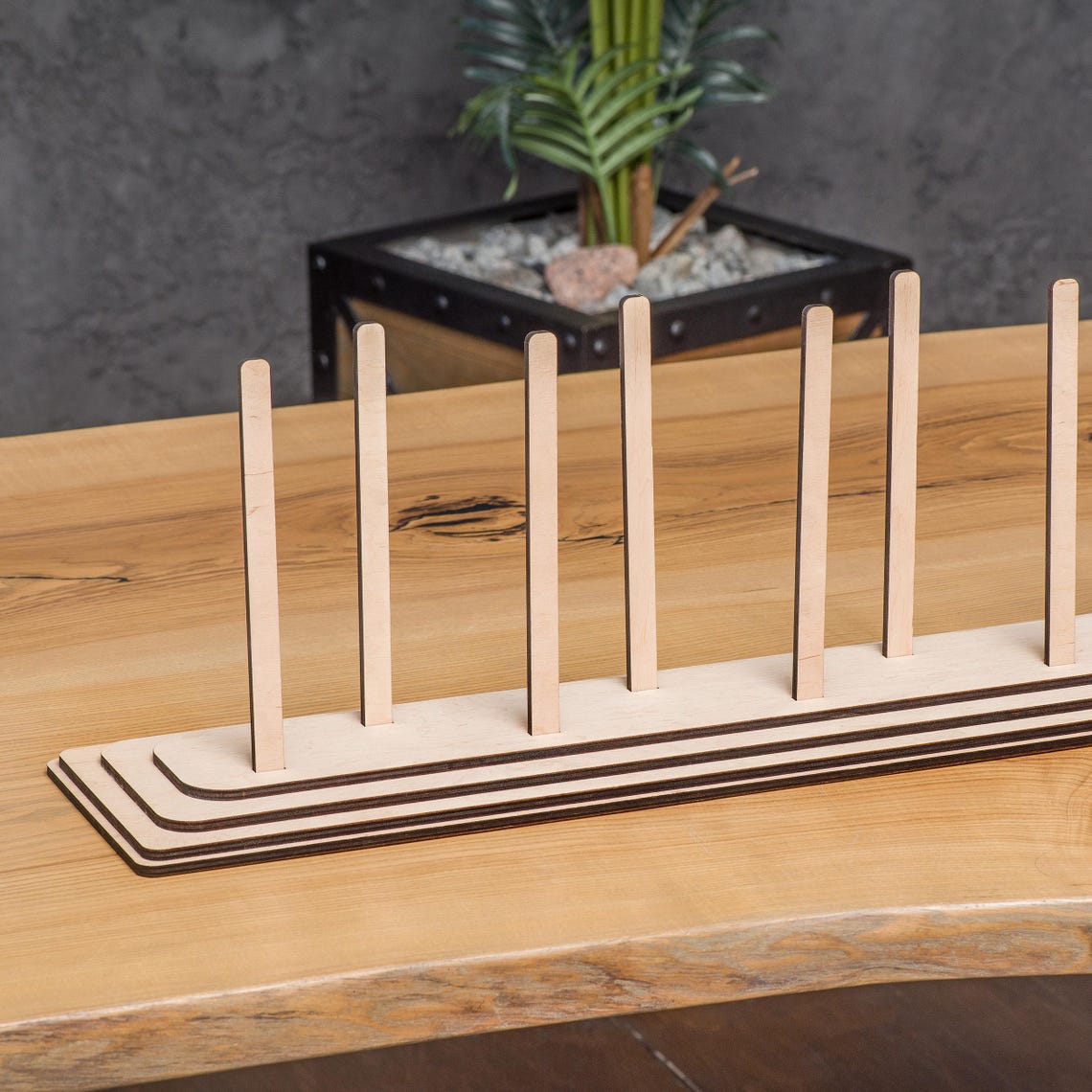 Wood Flute Stand, Flute Holder, Native Flute Display, Flute Rack, Flute ...