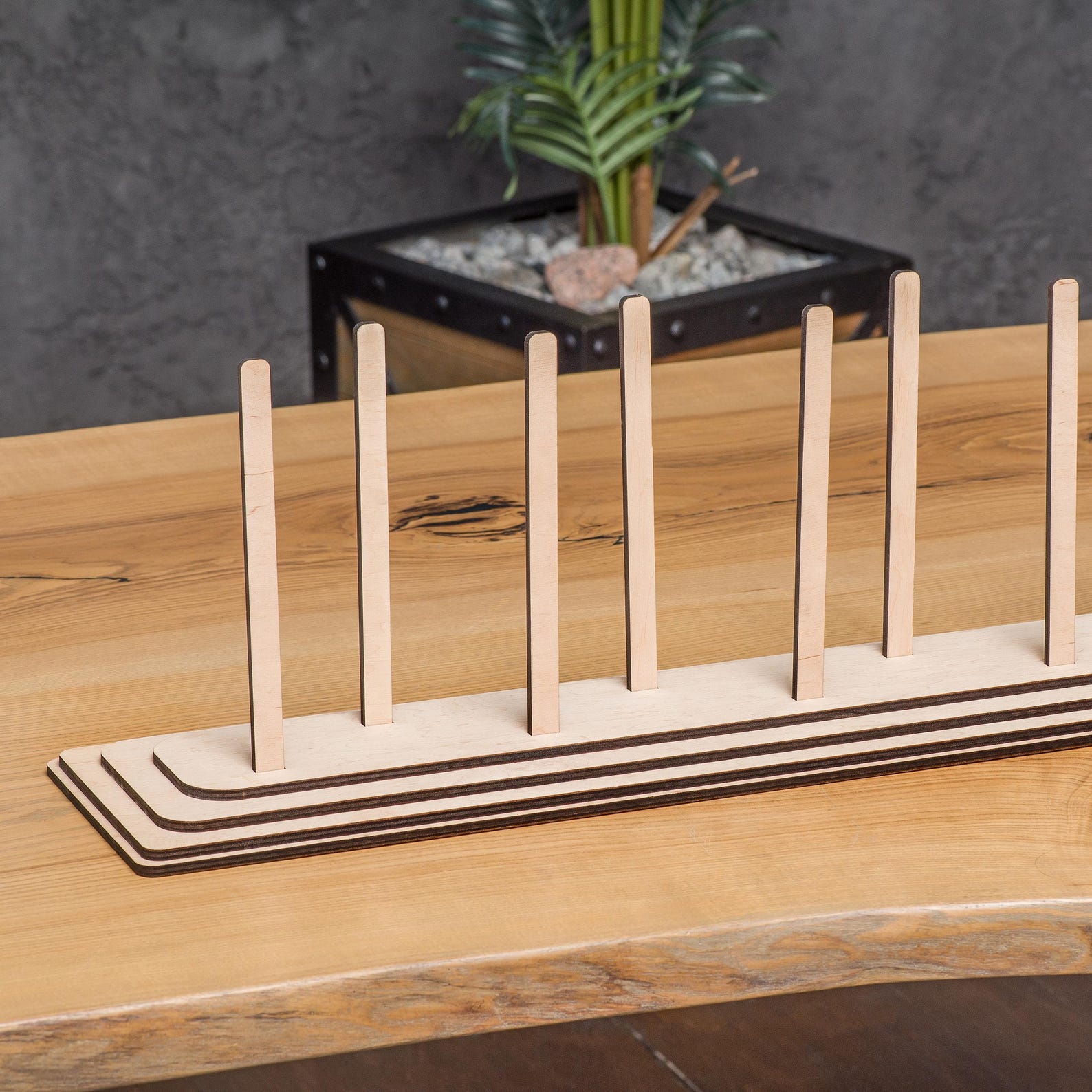 Wood Flute Stand, Flute Holder, Native Flute Display, Flute Rack, Flute ...