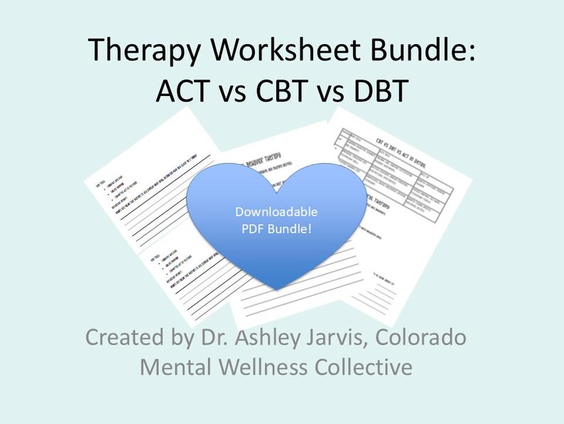 Understanding and Explaining the Difference Between CBT, DBT, and ACT ...