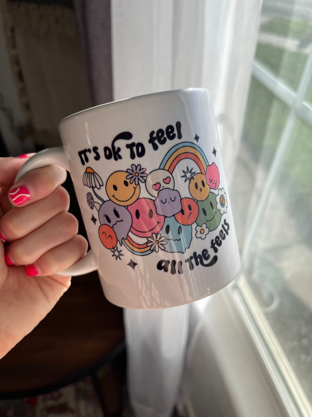 It’s Okay to Feel All the Feels Ceramic Mug - Etsy