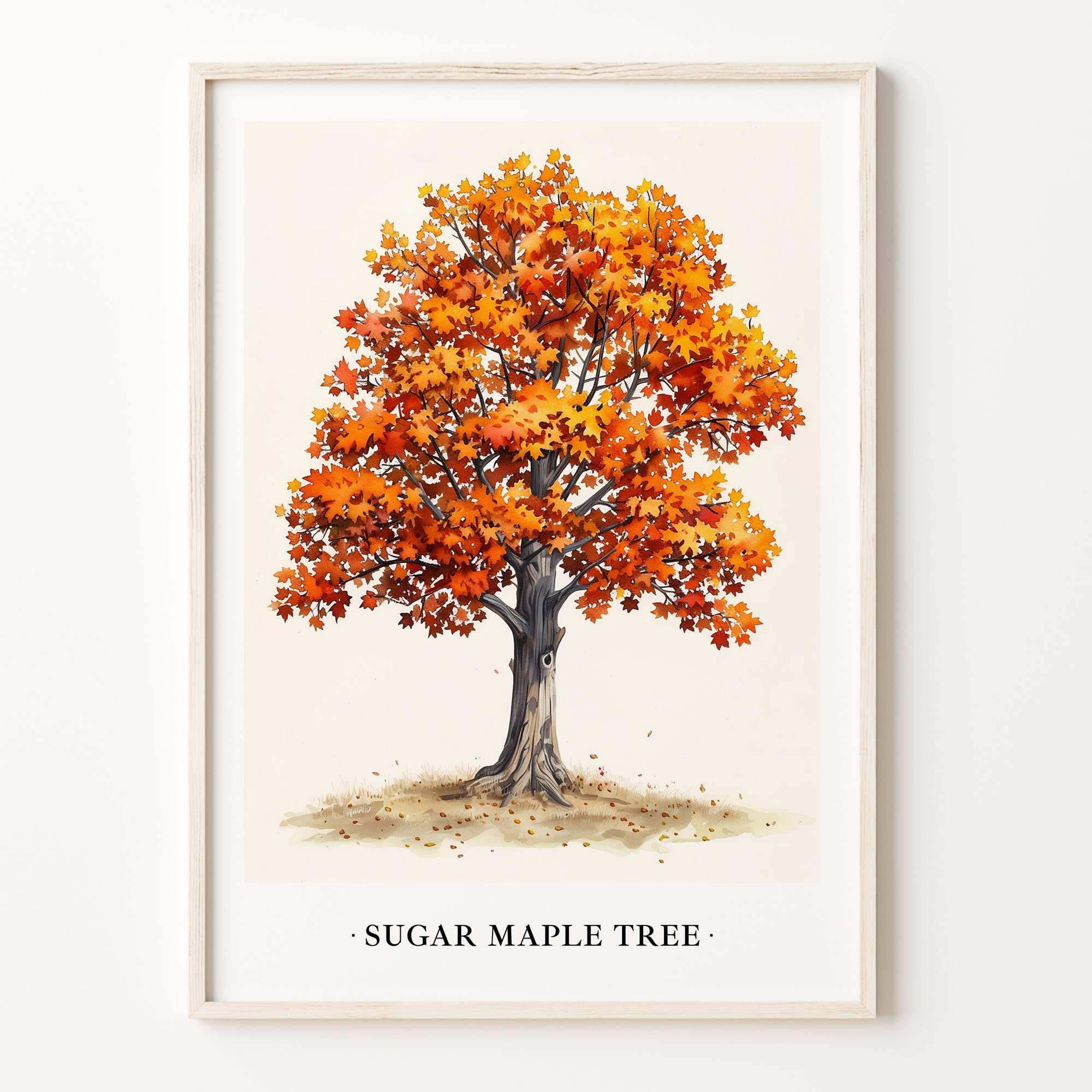 Sugar Maple Tree Drawing