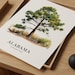 Alabama Longleaf Pine Tree Art Print: State Symbol Wall Decor - Etsy