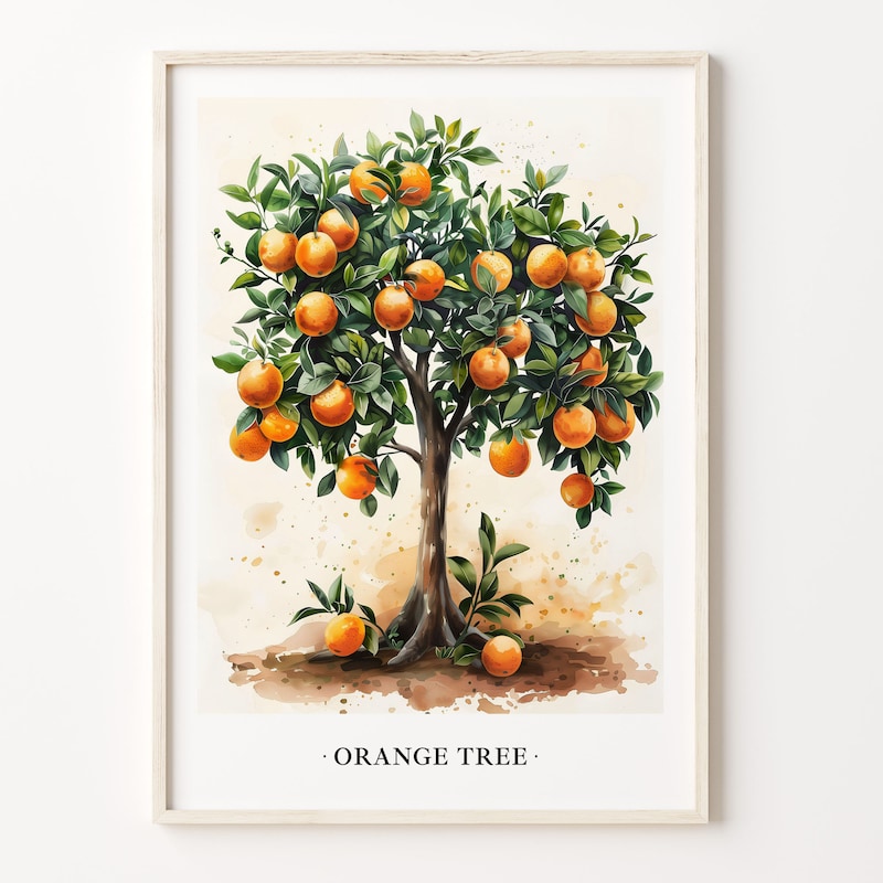 Orange Art Print - Etsy