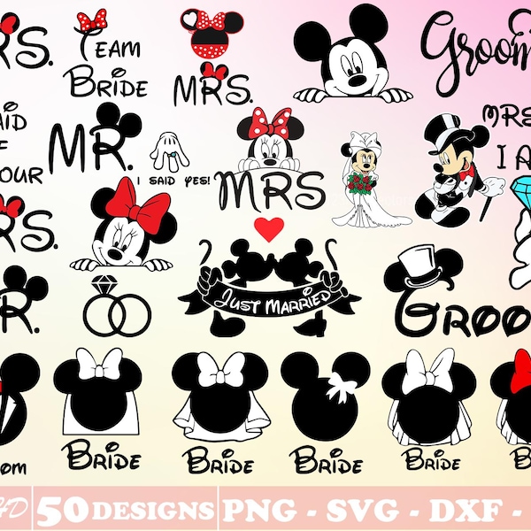 Minnie Mouse Bride - Etsy
