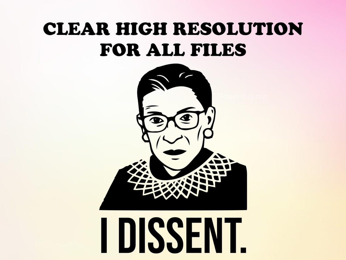 RBG Svg Bundle, Ruth Bader Ginsburg Clipart, Cricut Cut Files (digital ...