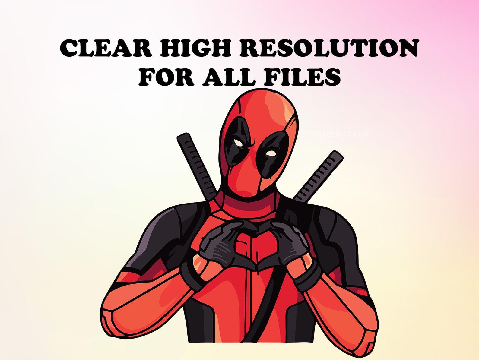 60 Deadpool Svg Bundle Layered Item, Clipart, Cricut, Digital Vector ...