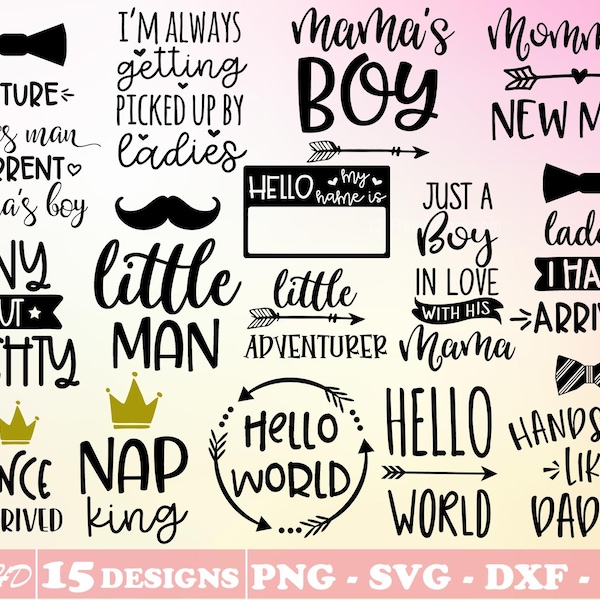 Baby Boy Items Cliparts - Etsy