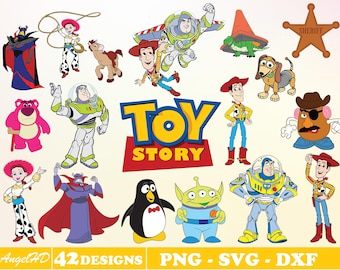 Toy Story Bundle PNG Files Digital Download 12 Total - Etsy