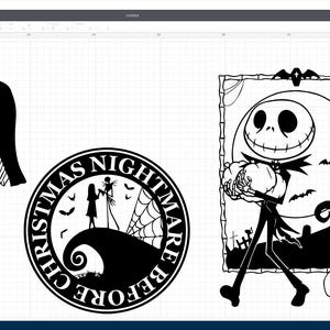60+ the Nightmare Before Christmas Svg Bundle, Night Before Christmass ...