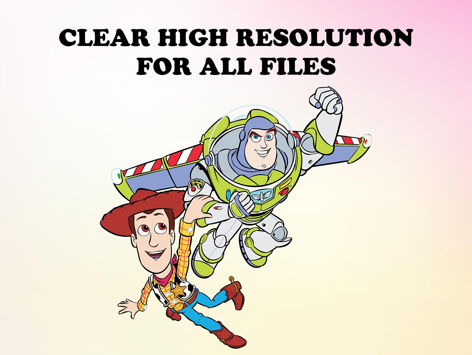 40+ Toy Story Svg Bundle Layered Item, Clipart, Digital Cricut Vector ...