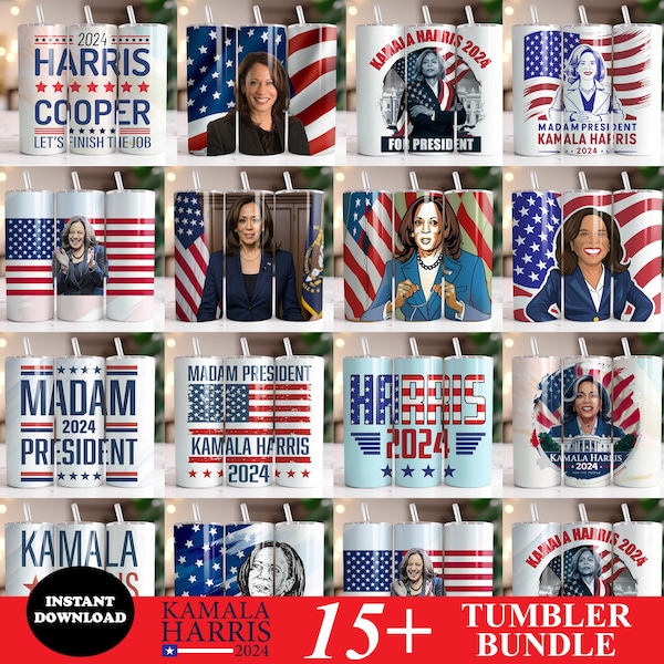 Harris 2024 Tumbler Wrap Bundle - Etsy