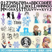 Frozen Svg - Etsy