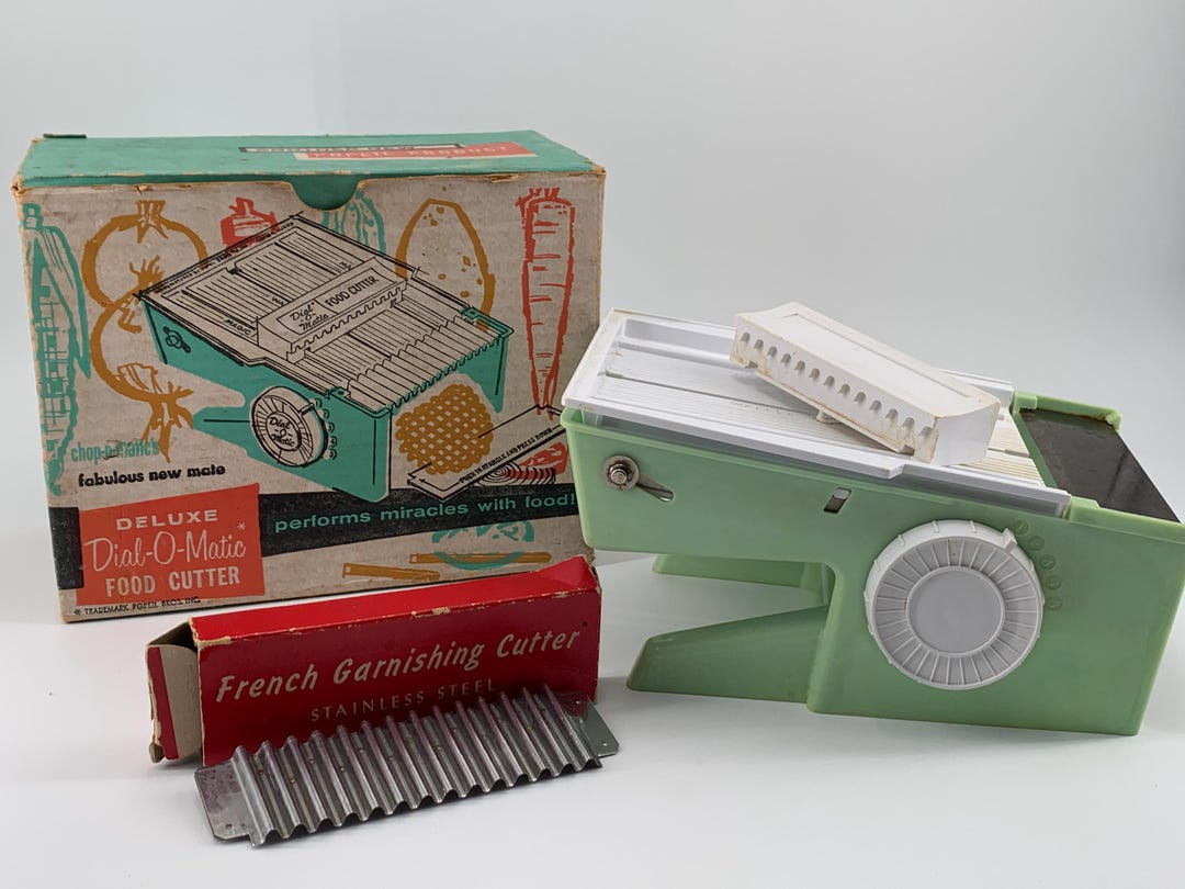 Vtg 1958 Popeil Dial-o-matic Food Cutter in Original Box - Etsy