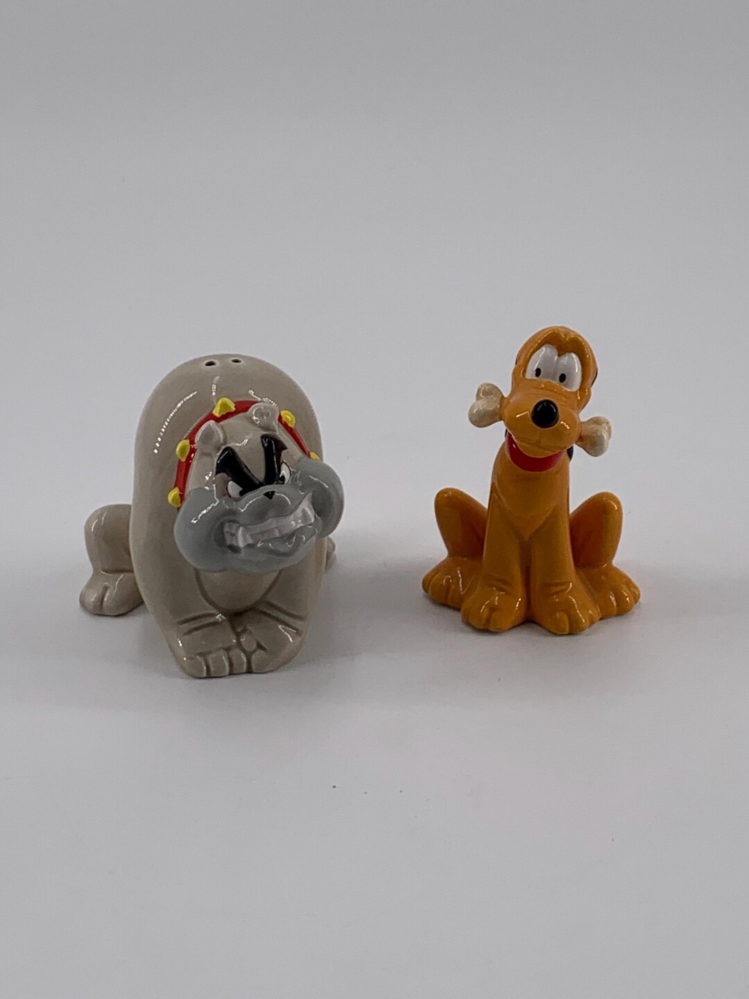 NE Disney Butch the Bulldog and Pluto Salt & Pepper Shakers - Etsy