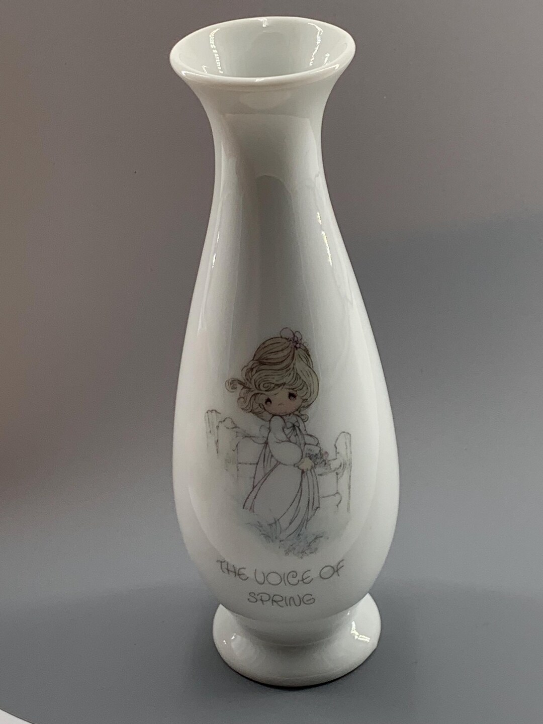 1986 Enesco Precious Moments Bud Vase "the Voice of Spring" - Etsy