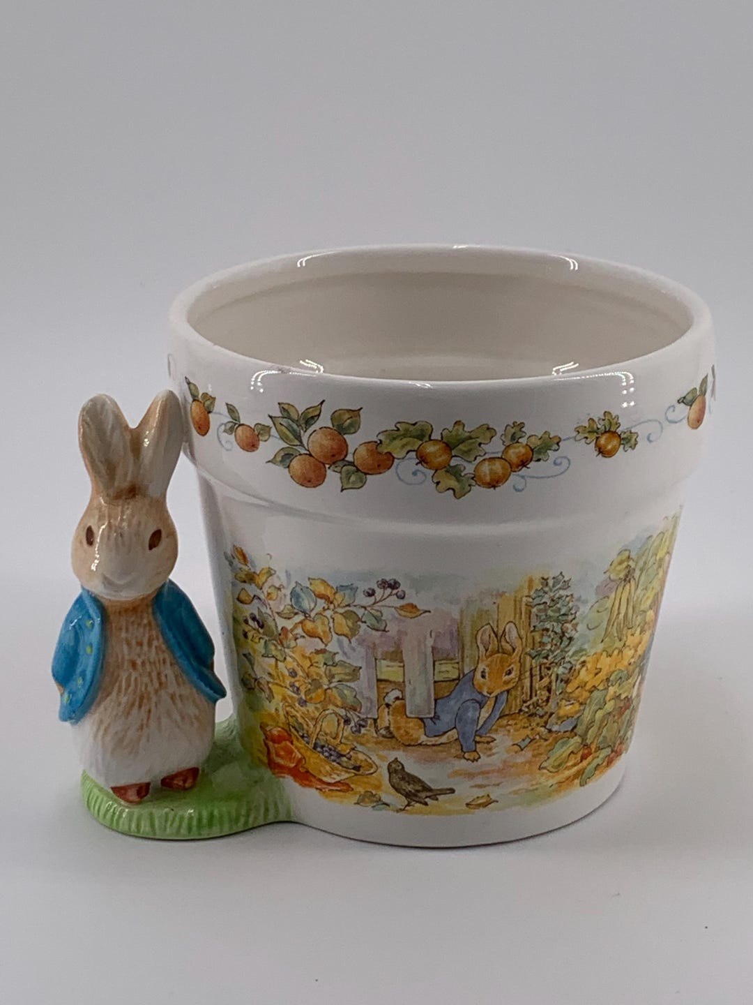1997 Teleflora Beatrix Potter Flower Pot W/peter Rabbit - Etsy