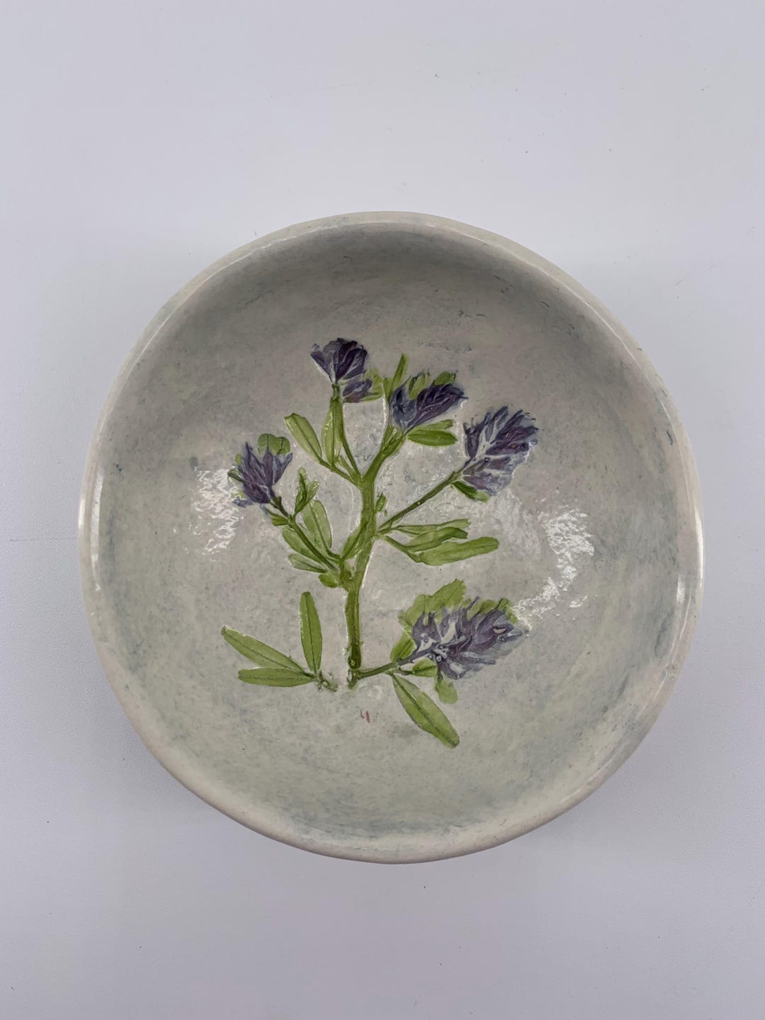 Salt Marsh Pottery Alfalfa Bowl/wall Hanging - Etsy