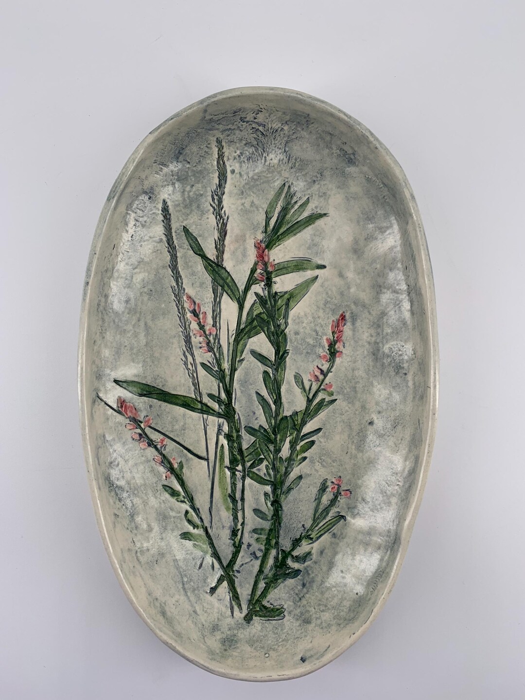 Salt Marsh Pottery Bowl/wall Hanging Polygala Polygama - Etsy