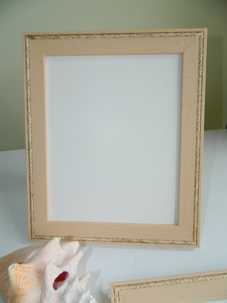 8 X 10" Nautical Rope Beach Island Frame - Etsy