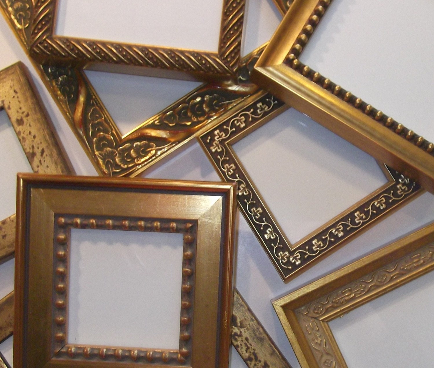 30 Small Gold Frames for Wedding Party Favors Bridesmaids Gifts Bridal ...