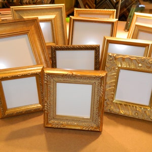 Lot of 15 Small Gold Frames Wedding Reception Tables | Etsy