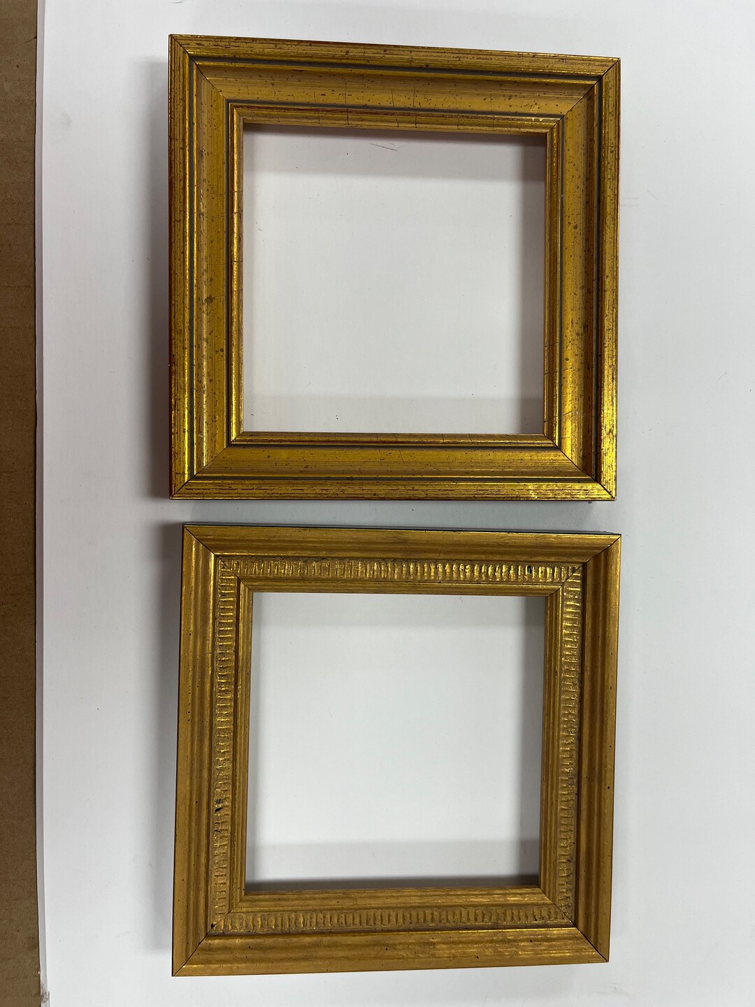 12 Mixed Gold Frames 6 Pairs of 5 X 5 FRAMES ONLY - Etsy