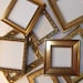 Set of 10 GOLD WEDDING Table Frames - Party Favor - Photo Frame - Etsy