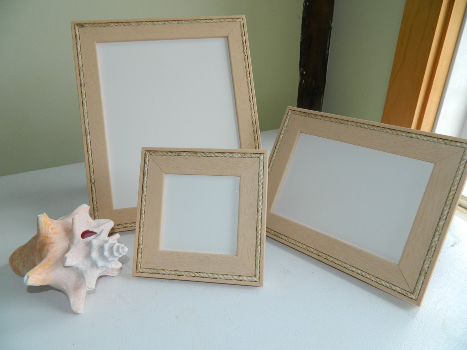 8 X 10" Nautical Rope Beach Island Frame - Etsy