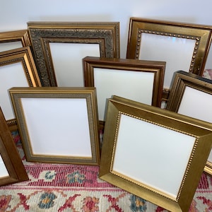 Set of 12 GOLD WEDDING Table Frames - Party Favor - Photo Frame - Etsy