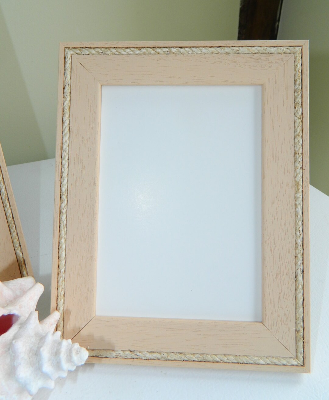 5 X 7" Nautical Rope Beach Island Frame - Etsy