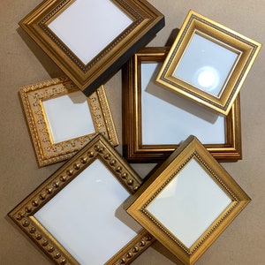 Lot of 15 RANDOM Small Mixed Gold Frames TO HANG - Etsy