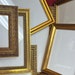 Wall Collage Grouping of 10 Gold Vintage Style Picture Frames to HANG ...