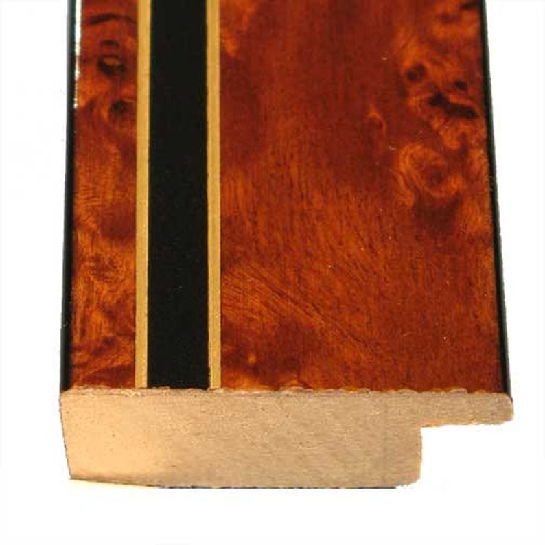 Burl Veneer Lacquer With Inlay brown Green or Black Photo - Etsy