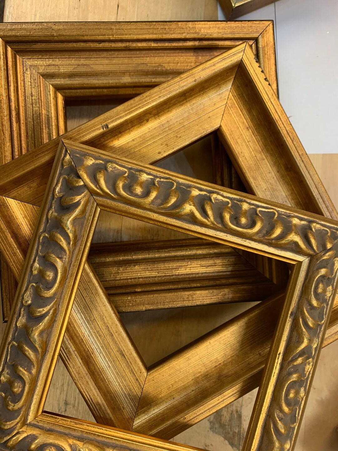 15 Mixed Gold Frames for WEDDING - Etsy