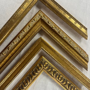 Set of 11 Mixed Gold Frames for Large Wall - Etsy