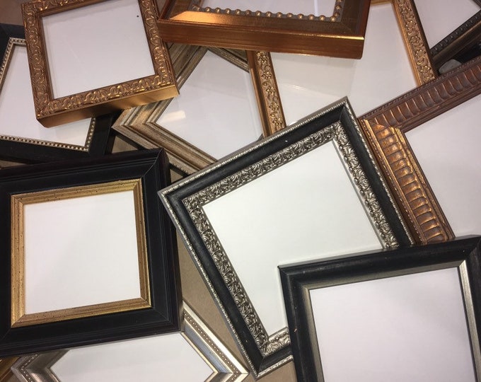 Picture Frame Set Ornate Mix Hand Painted Distressed Shabby Chic ...