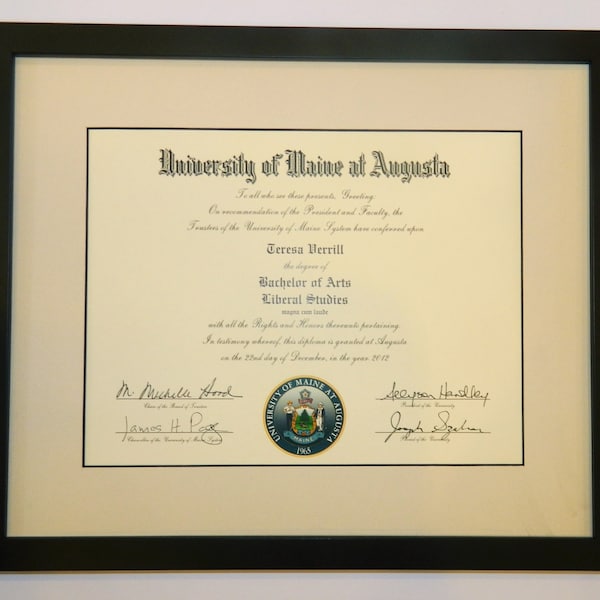 Custom Diploma Frame - Etsy