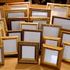 Set of 15 GOLD WEDDING Table Frames Party Favor Photo Frame With Easel ...