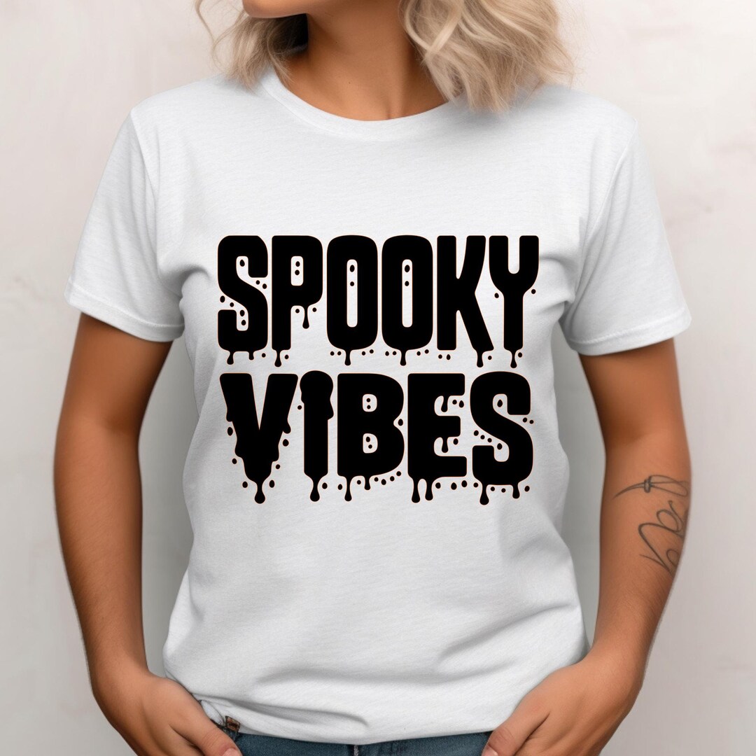 Spooky Vibes SVG PNG ,halloween Vibes Svg, Witch Vibes Svg, Spooky Girl ...